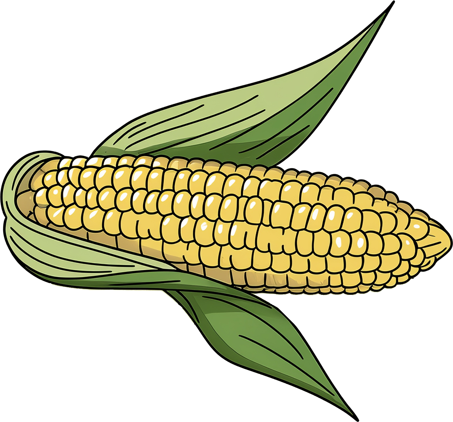 とうもろこしのイラスト | 食品画像のそざい屋さん｜商用可の食べ物フリー画像配布サイト